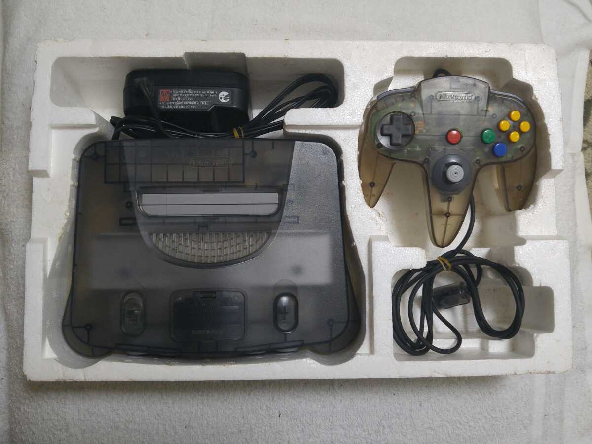 N64 ニンテンドウ64 本体 クリアグレー 任天堂 ニンテンドー64 Nintendo ジャスコ JUSCO(本体、アクセサリー)｜売買され ...