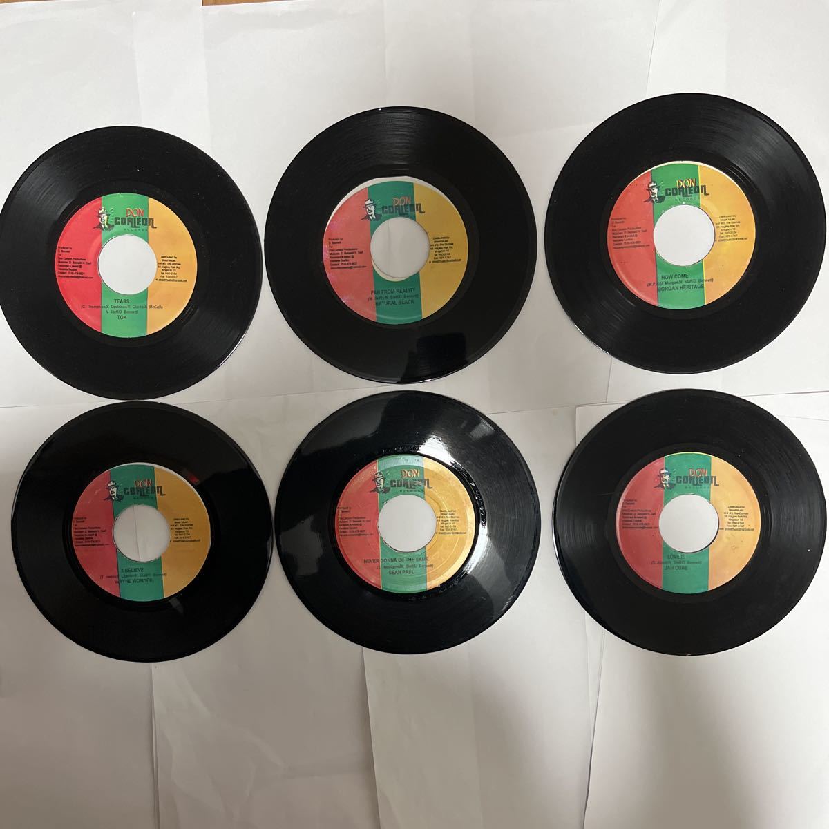 Don Corleon 産Seasons Riddim ”7”レコード 6枚セット /2005年./ 品 まとめ売り/ Jah Cure T ...