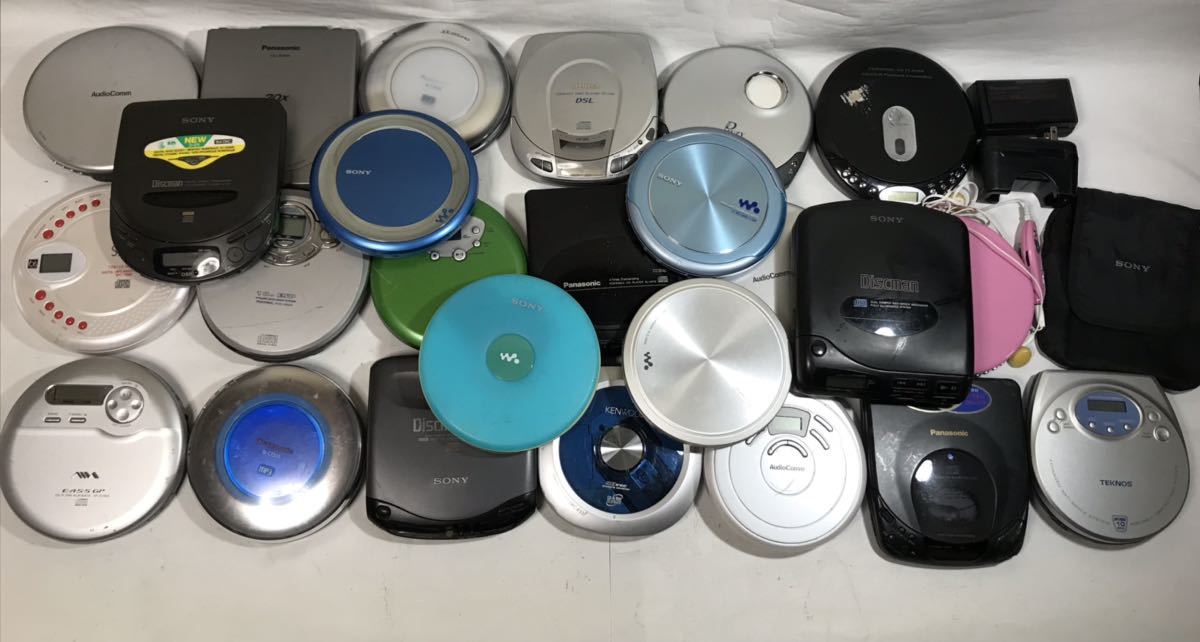 SONY ソニー Panasonic CDウォークマン Discman 25台 まとめて XP-EV500 D-EJ700 D-235 D-211 D-EJ955 D-NE9 SL-CT510 ...