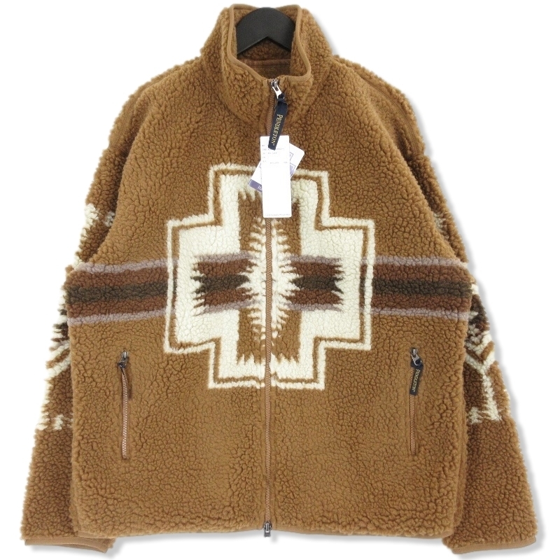 PENDLETON ペンドルトン JQ Boa Stand Blouson 0475-1014 ボアフリースジャケット キャメル L 43003395(Lサイズ)｜売買されたオークション情報 ...