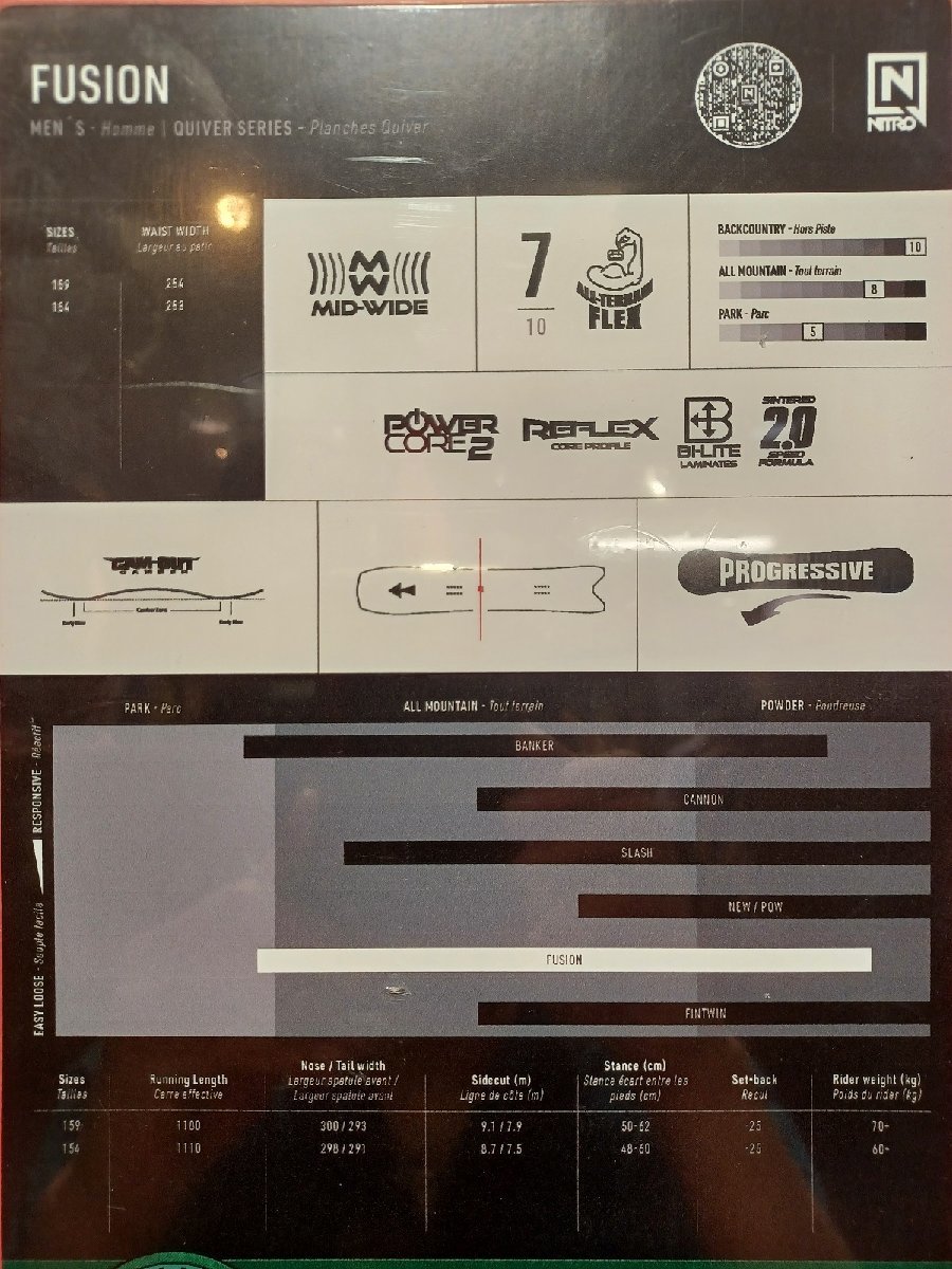 モデル 21-22 NITRO QUIVER FUSION 154cm BRYAN FOX パウダーボードからフリースタイルま(ボード)｜売買されたオークション情報、yahooの商品情報を ...