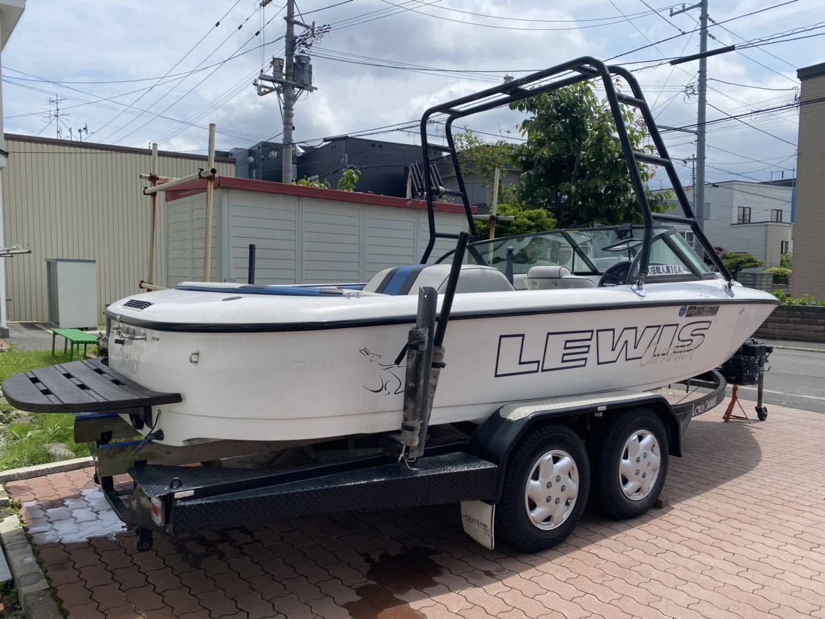 売切 ルイス アウトバック LEWIS OUTBACK スキーボート ウェイク トレーラー付き(小型モーターボート)｜売買されたオークション ...