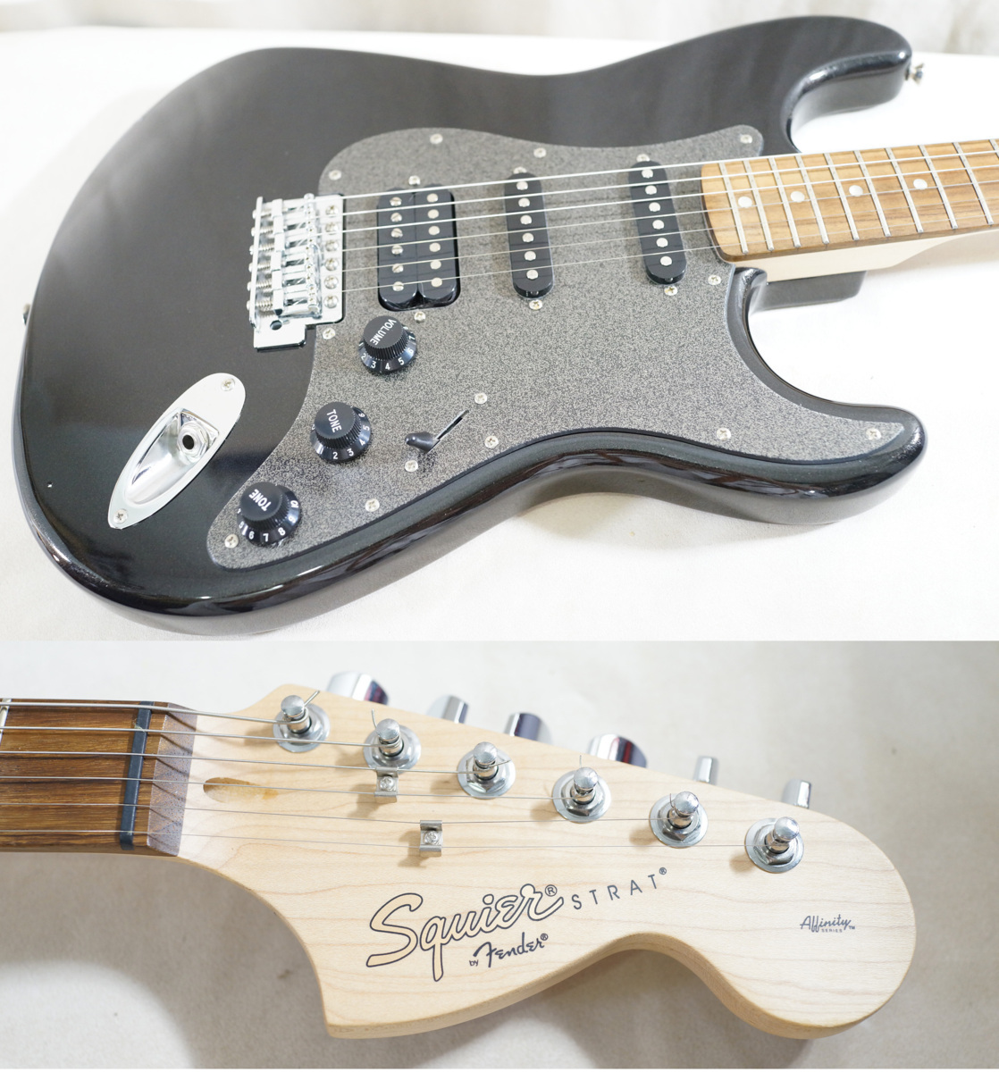 Squier by Fender FSR Affinity Stratocaster SSH Black Metallic ストラトキャスター 2016年製 スクワイヤ(フェンダー)｜売買され ...