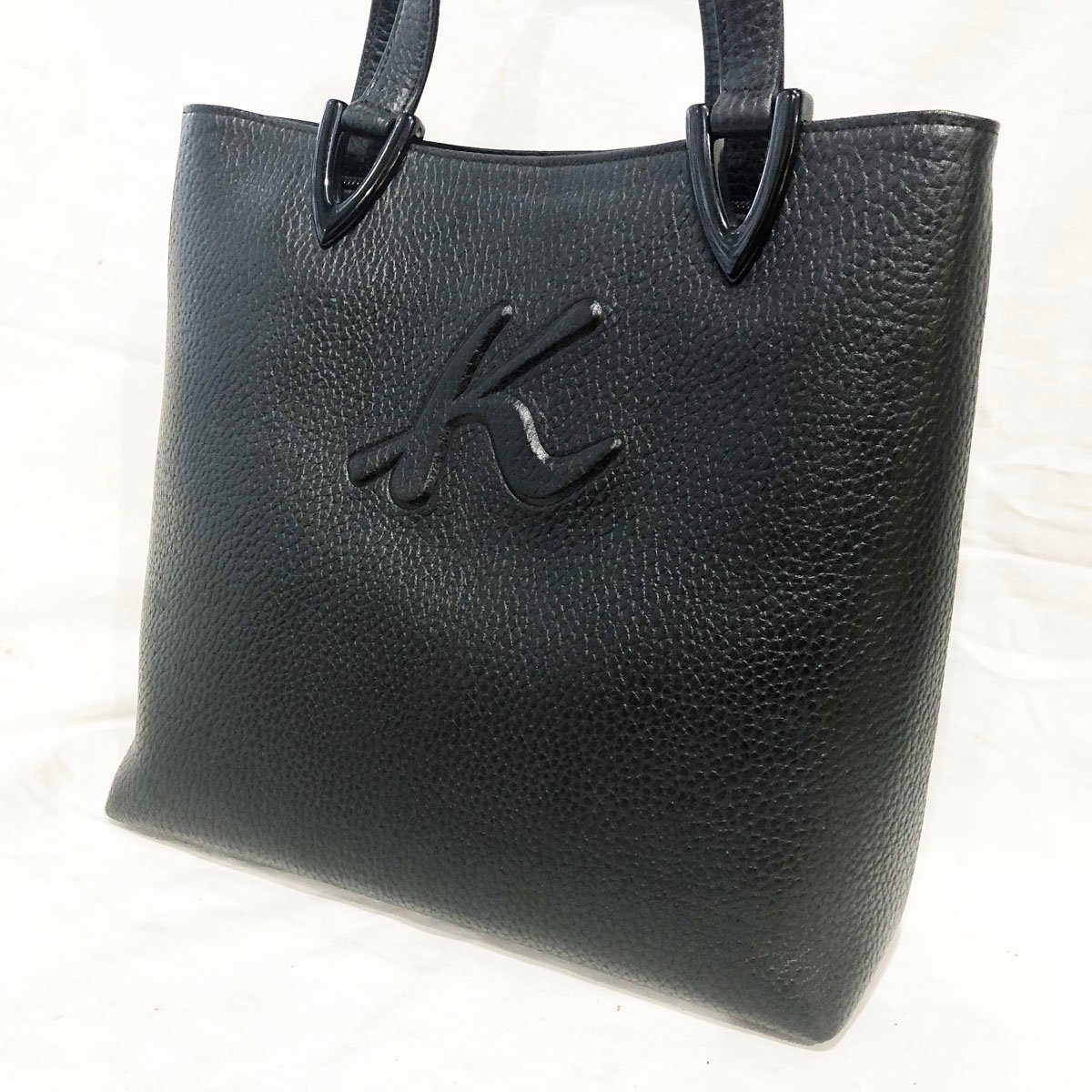 キタムラK2 Kitamura2 ハンドバッグ レザー ブラック(かばん、バッグ)｜売買されたオークション情報、yahooの商品情報をアーカイブ公開 - オークファン（aucfan.com）