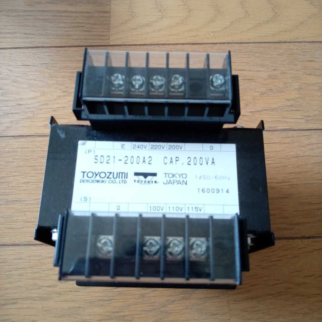 豊澄 SD21-200A2 CAP 200VA 絶縁トランス(ダウントランス、降圧器)｜売買されたオークション情報、yahooの商品情報をアーカイブ公開 - オークファン（aucfan.com）