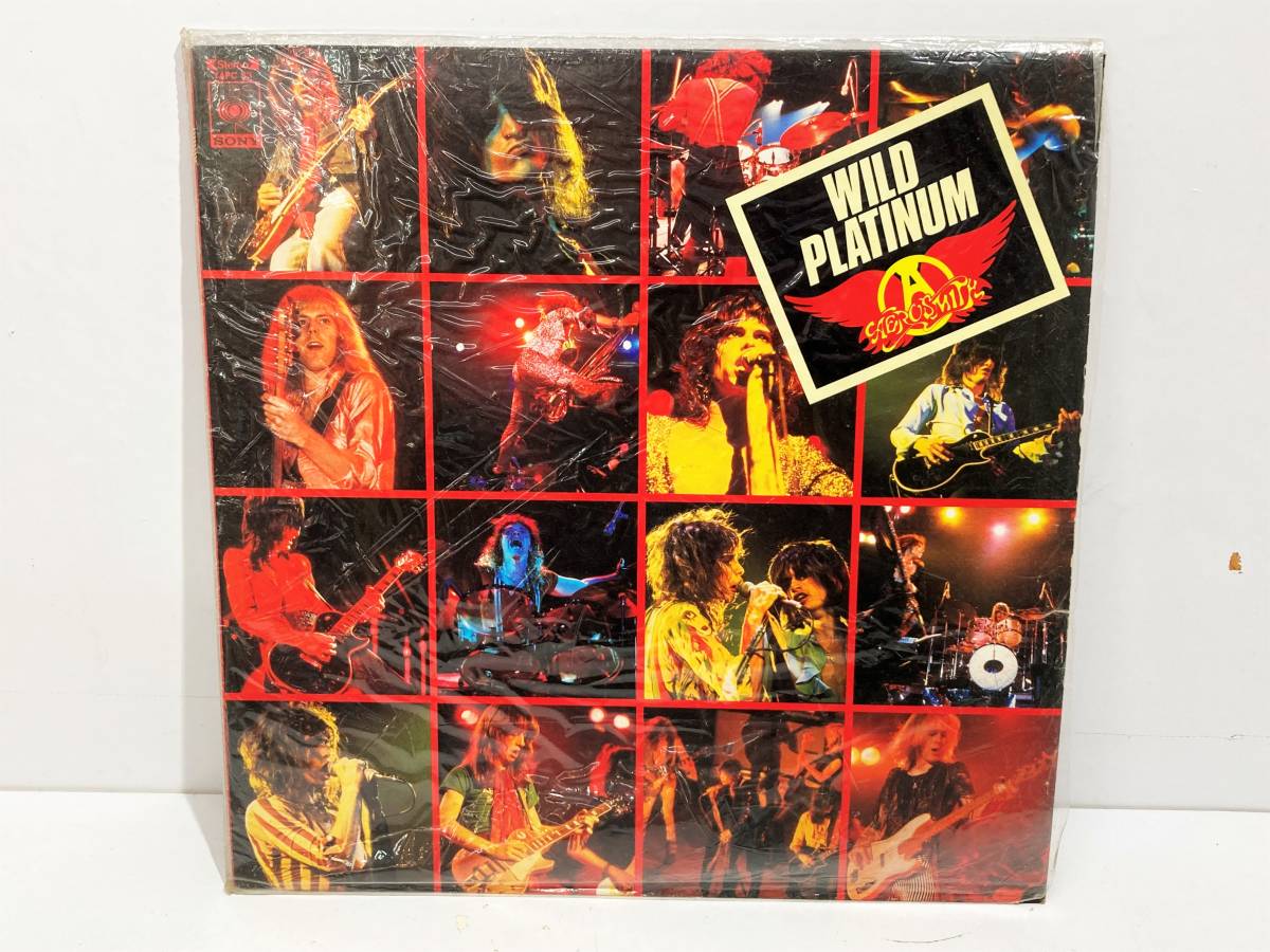 非売品 LPレコード AEROSMITH エアロスミス WILD PLATINUM プラチナの野獣たち YAPC83 来日記念特別D.J ...
