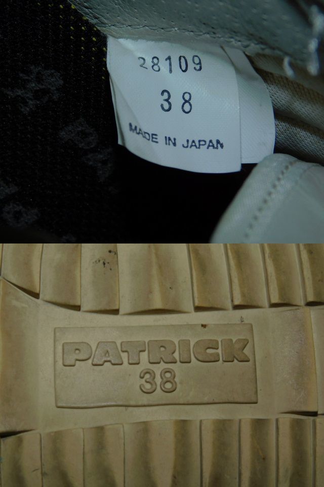 PATRICK パトリック良品スニーカーSULLY-ENV サイズ38 24cm(パトリック)｜売買されたオークション情報、yahooの商品情報をアーカイブ公開 - オークファン（aucfan ...