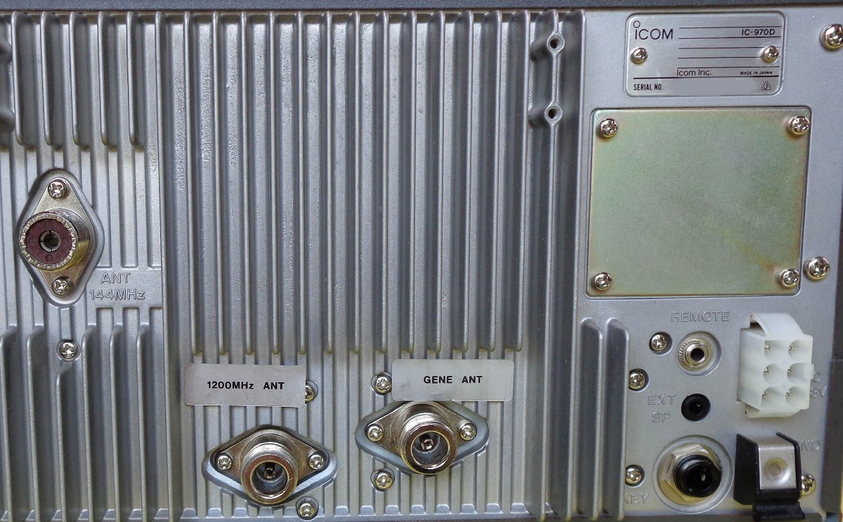 ICOM 144 45W /430 40W IC-970D＋FL-132＋UX-97＋UX-98＋UX-96 CWフィルタ＋1200MHz ...