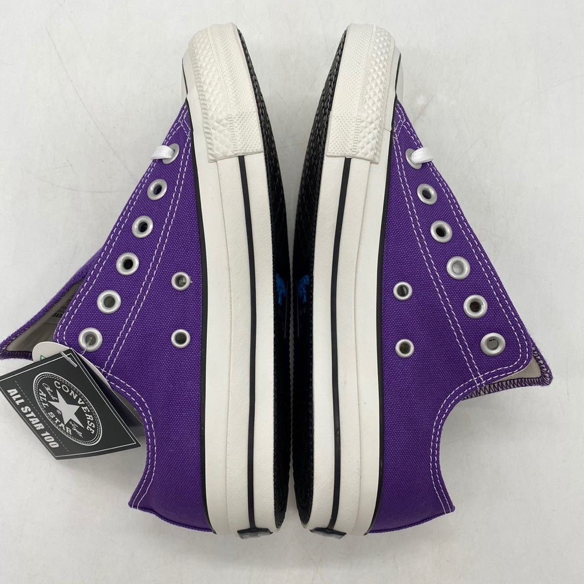 24cm CONVERSE ALL STAR 100 COLORS OX コンバース オールスター 100カラーズ ロイヤル パープル ...