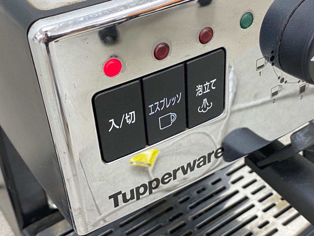 O033-O18-759 Tupperware BRIEL タッパーフェア ブリエル エスプレッソメーカー エスプレッソ式 ES62J-AF 家電 通電OK ①(コーヒーメーカー一般)｜売買さ ...