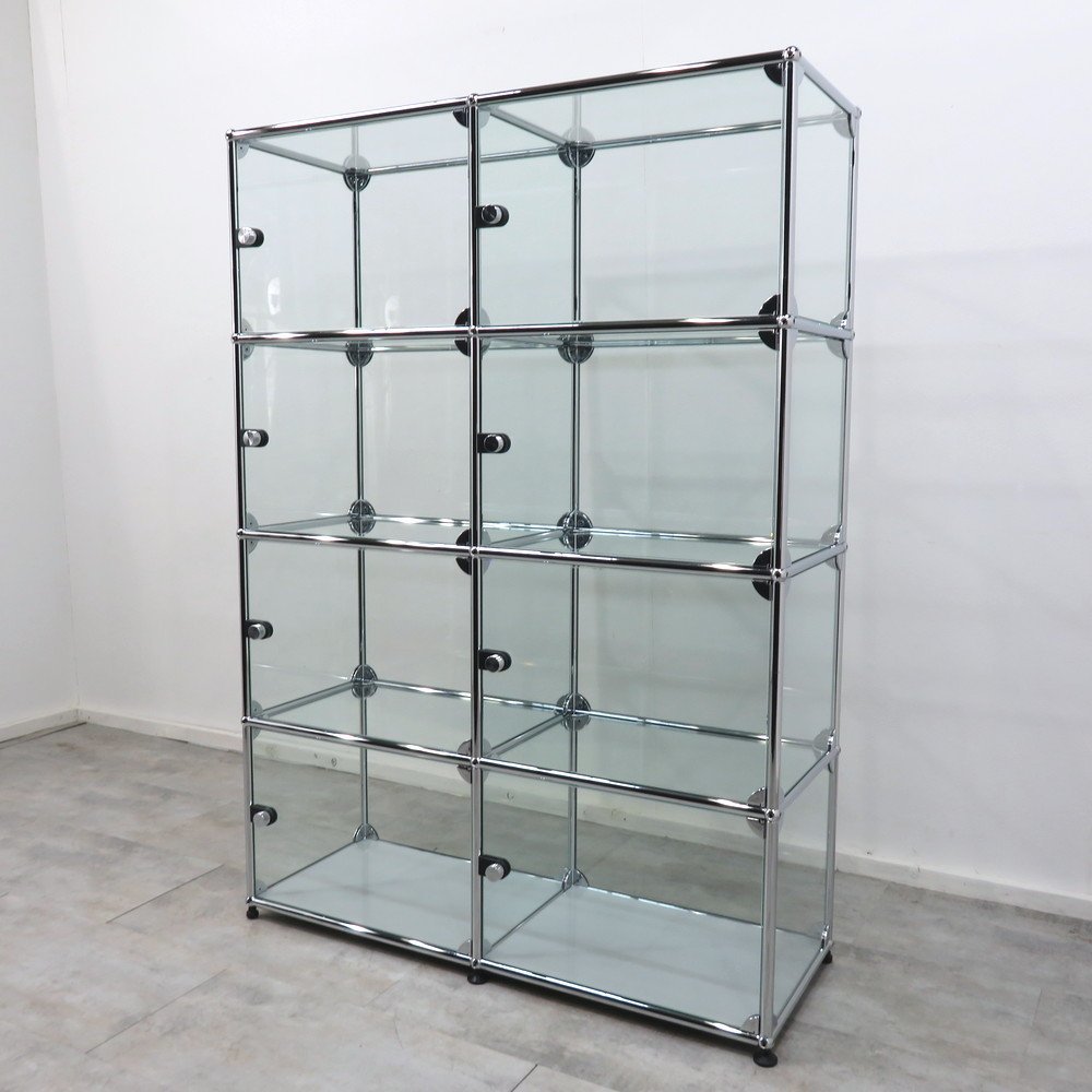 サイドテーブル USM ハラー キャスター ラック 白パネル CUBE - nimfomane.com