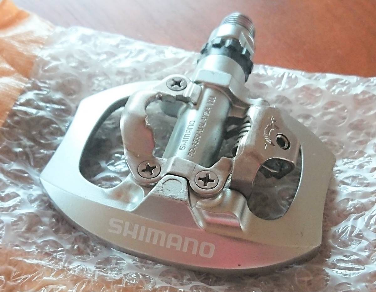 見逃し厳禁 左のみ SHIMANO シマノ SPDクリート付ペダル PD-A530 シルバー №302(ビンディングペダル)｜売買されたオークション情報、yahooの商品情報をアーカイブ公開 ...