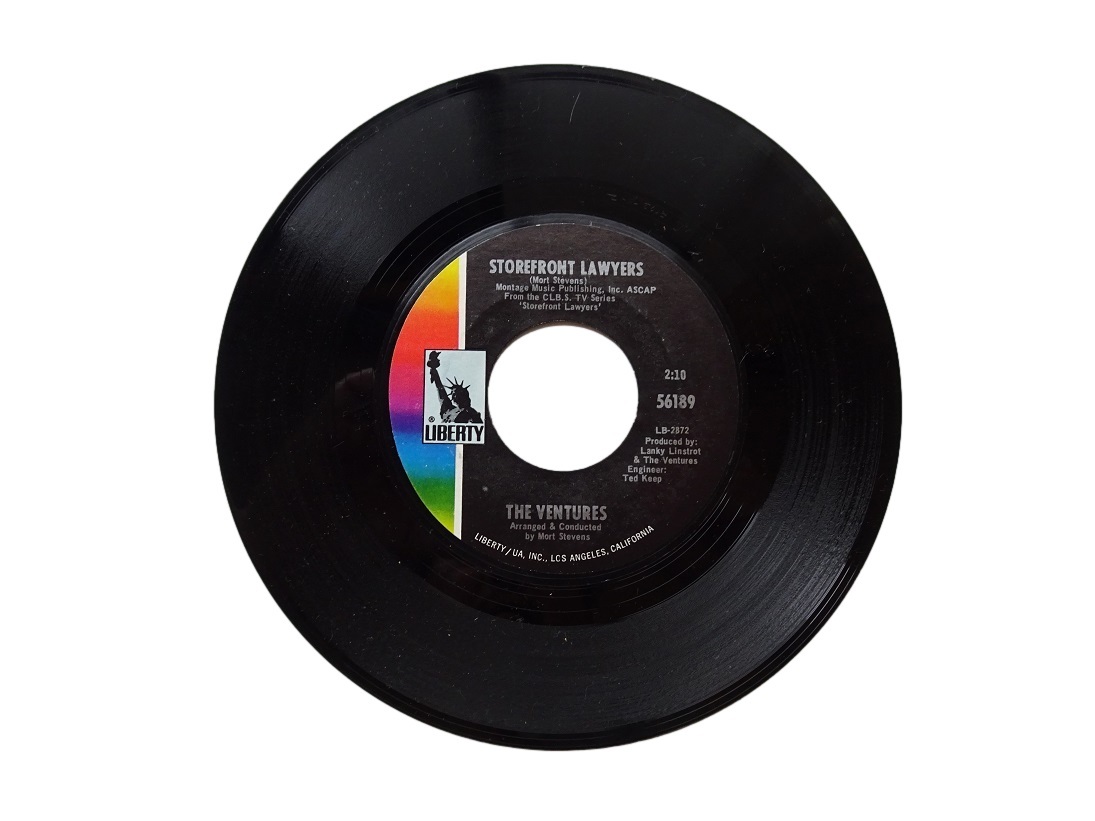 USシングル盤 The Ventures - Storefront Lawyers / Kern County Line / ストアフロント ...