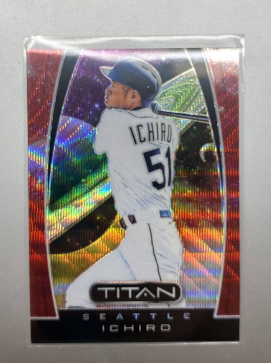 199枚限定 イチロー レッドパラレル 2019 panini Titan CHRONICLES シアトル マリナーズ Ichiro ...