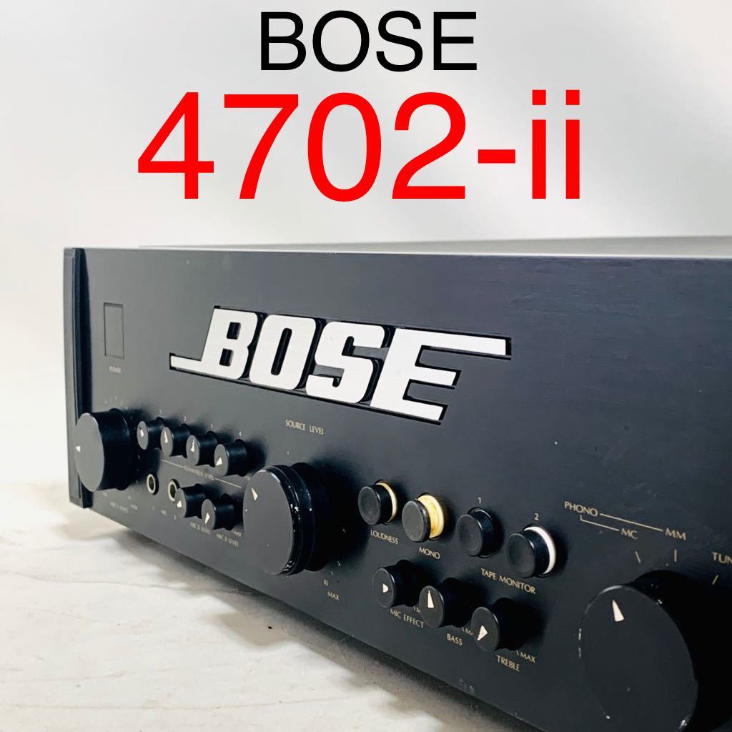 BOSE 4702-II プリメインアンプ プリアンプ ボーズ アンプ 4チャンネル 4ch マイク(BOSE)｜売買されたオークション情報 ...