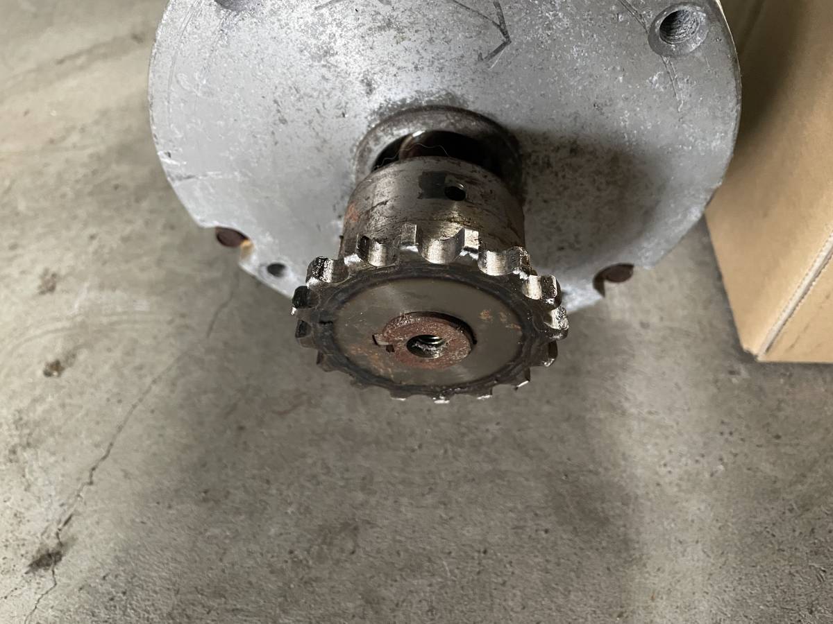 K91-4003 72V Dc Advanced Motor ＆ Drivers ハイブリッドモーター ギアスプロケ付 車両製作に ...