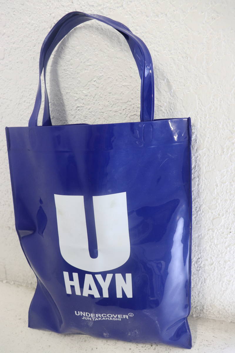 2016SS UNDERCOVER アンダーカバー × HAYN ハイアン 16SS Uロゴ プリント ビニール トートバッグ ハンドバッグ ...