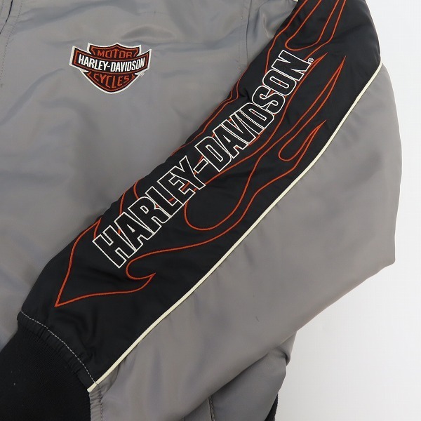HARLEY DAVIDSON/ハーレーダビッドソン レーシングジャケット ナイロン 刺繍ロゴ 98524-12VM /L /080(ハーレー ...