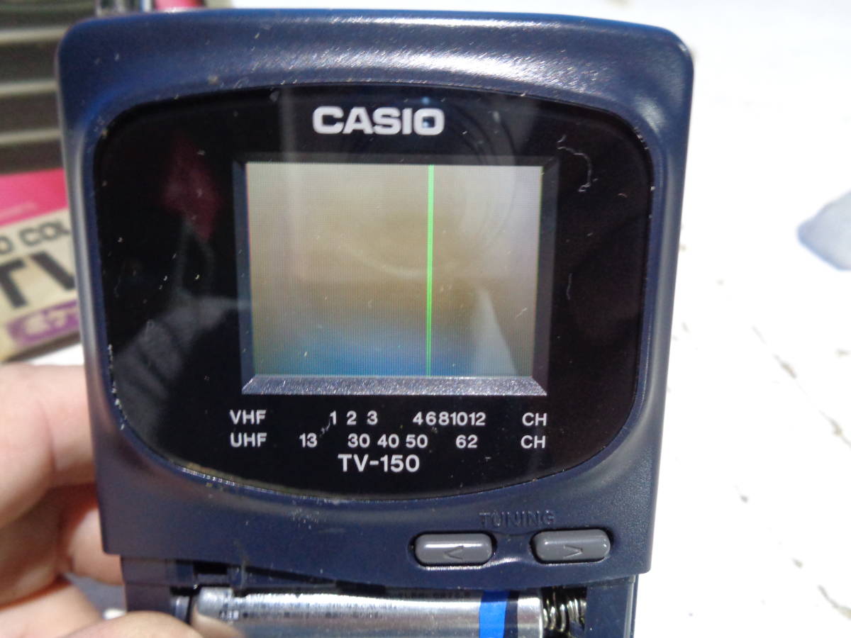 昭和レトロ CASIO TV-150 LCD COLOR TEREVISION ポケットテレビ 現状(ポータブルテレビ)｜売買されたオークション情報、yahooの商品情報をアーカイブ公開 ...