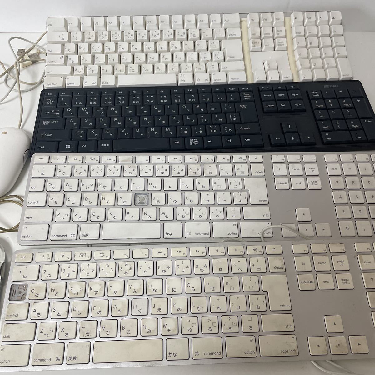Apple Keyboard ワイヤレスキーボード Magic Mac アップル JIS マジックマウス まとめ(キーボード)｜売買された ...