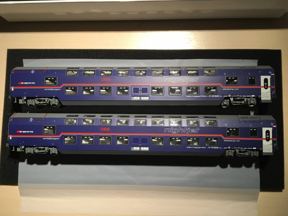 LS MODELS 97025 / OBB NIGHTJET 2階建て寝台車2両セット(外国車輌)｜売買されたオークション情報、yahooの ...