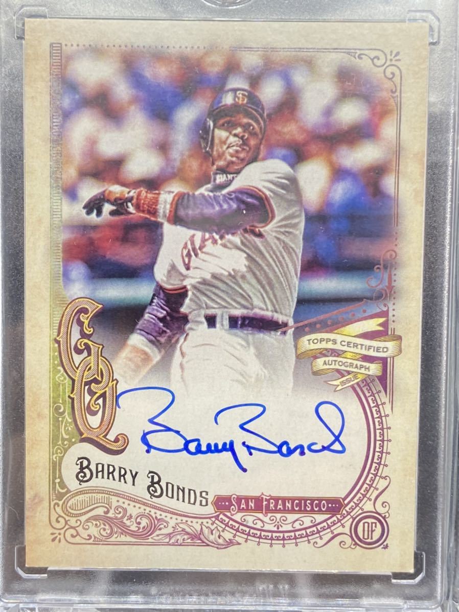 topps gypsy queen 2017 BARRY BONDS 直筆サインカード 直書きauto(Topps)｜売買されたオークション ...