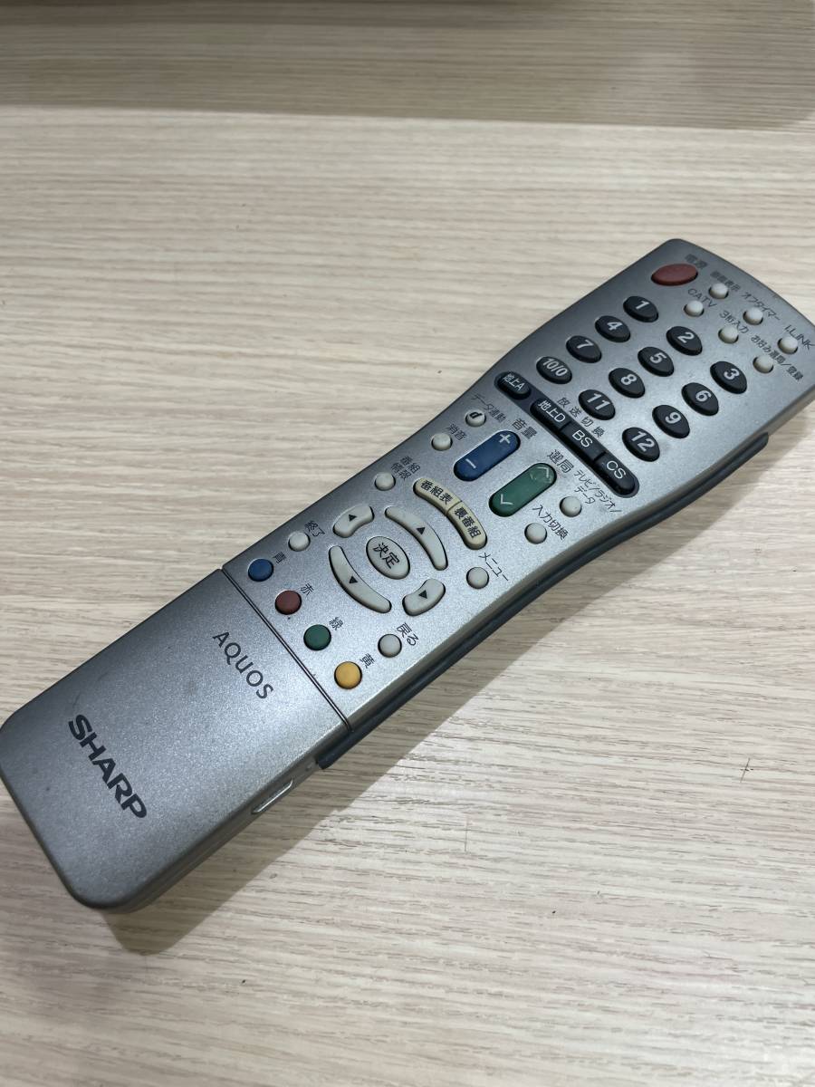FAC1-053 動作未確認 SHARP シャープ AQUOS アクオス テレビ用リモコン GA514WJSA(リモコン)｜売買されたオークション情報、yahooの商品情報をアーカイブ公開 ...
