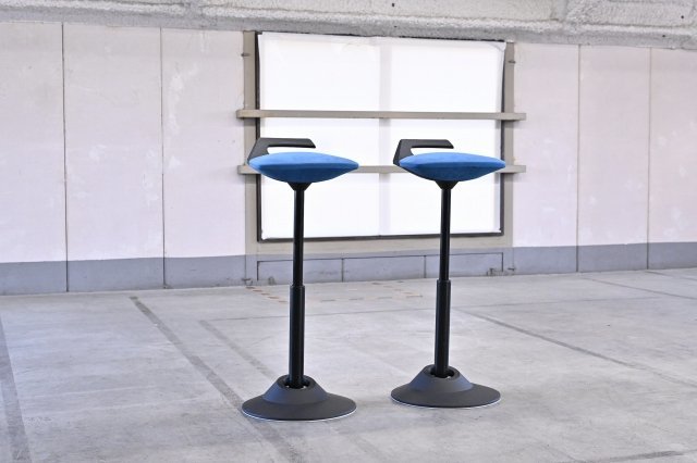 aeris /アイリス 20万 moveman/ムーヴマン スツール2脚セット 昇降 腰掛け カウンターチェア 椅子 カフェ ノンスリップ加工 ...