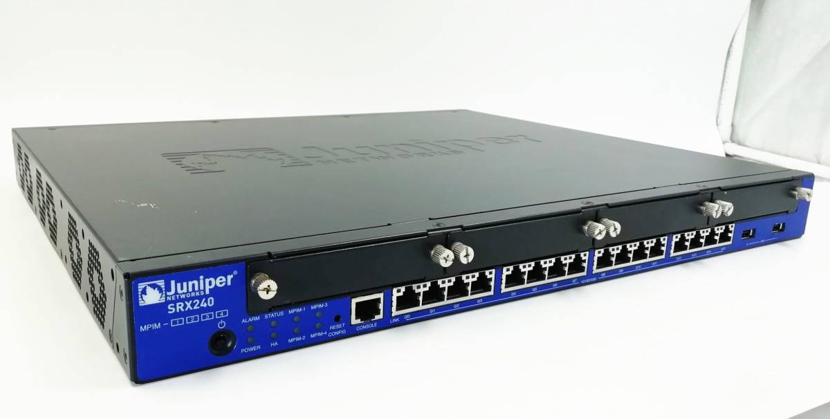 初期化分かる方へ Juniper NETWORKS SRX240 16ポート 通電確認済 ジャンク H22070632(ルーター)｜売買された ...