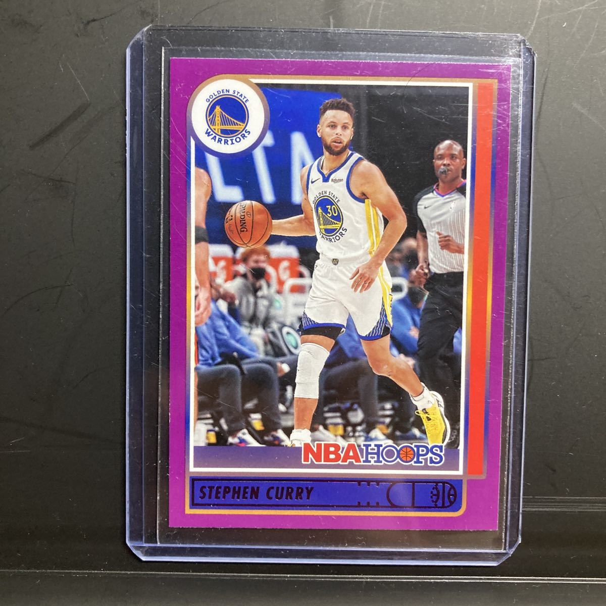 2021-22 NBA Hoops Purple Border Golden State Warriors Stephen Curry ...
