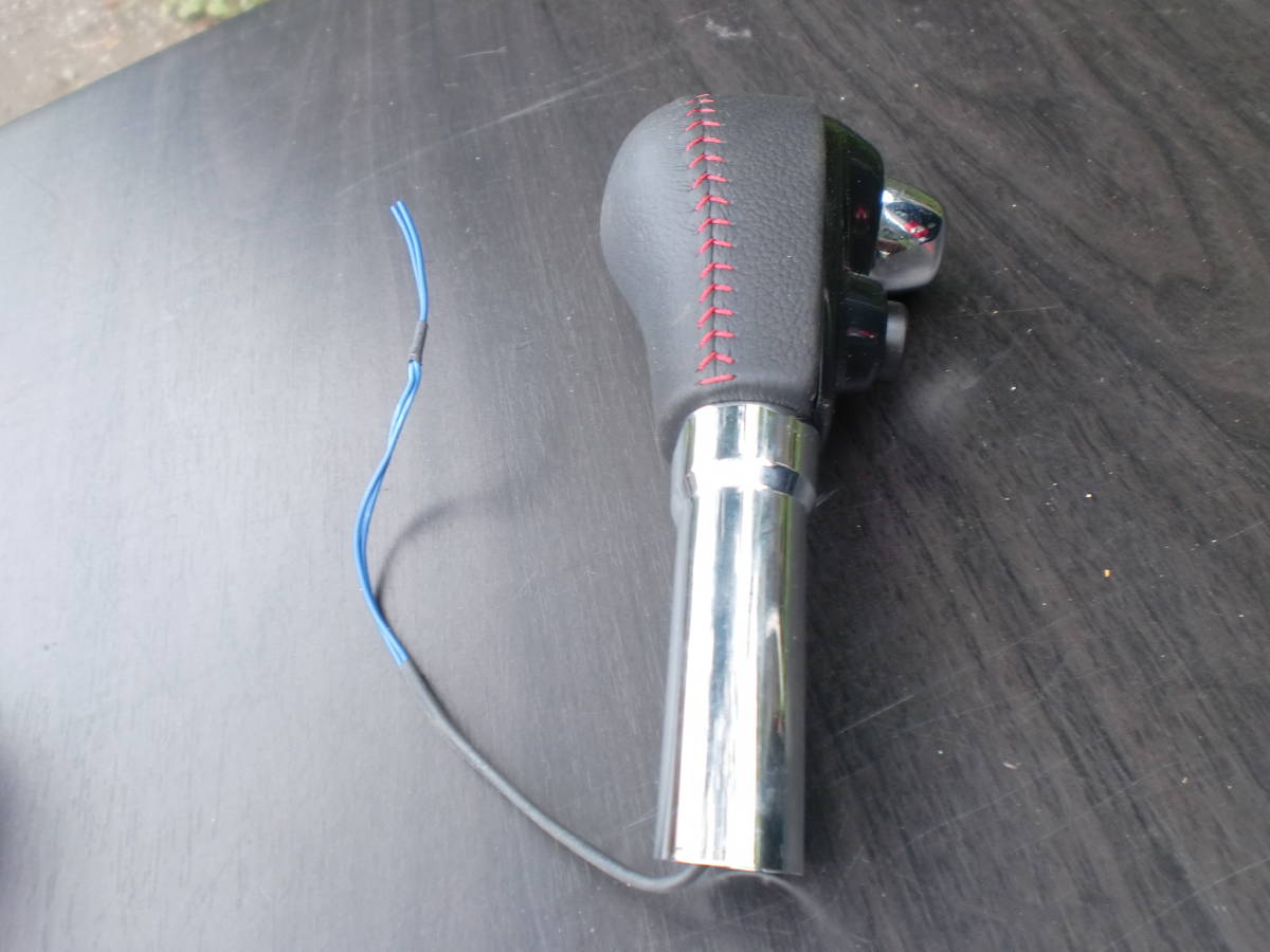 MK53S スペーシアカスタム XSターボ 本革巻きATシフトレバーノブ レッドステッチ入り ベースに スペーシアギア スペーシアベース(スズキ用)｜売買されたオークション情報、yahooの ...