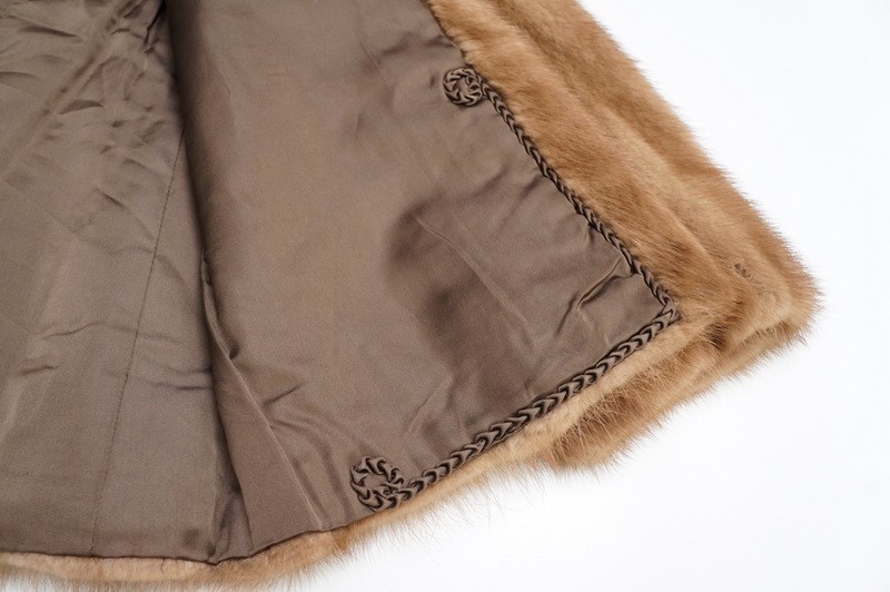 TE7356 ランブルトン/Rambulton パステルミンク/MINK 最高級本毛皮 スタンドカラー ファー/ハーフコート ライトブラウン size11(ミンク)｜売買されたオークション情報 ...