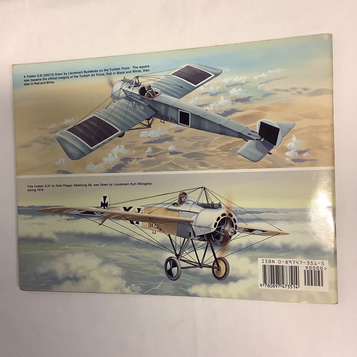 洋書 ドイツ 単葉戦闘機 フォッカー アインデッカー FOKKER EINDECKER in action(戦記、ミリタリー)｜売買された ...