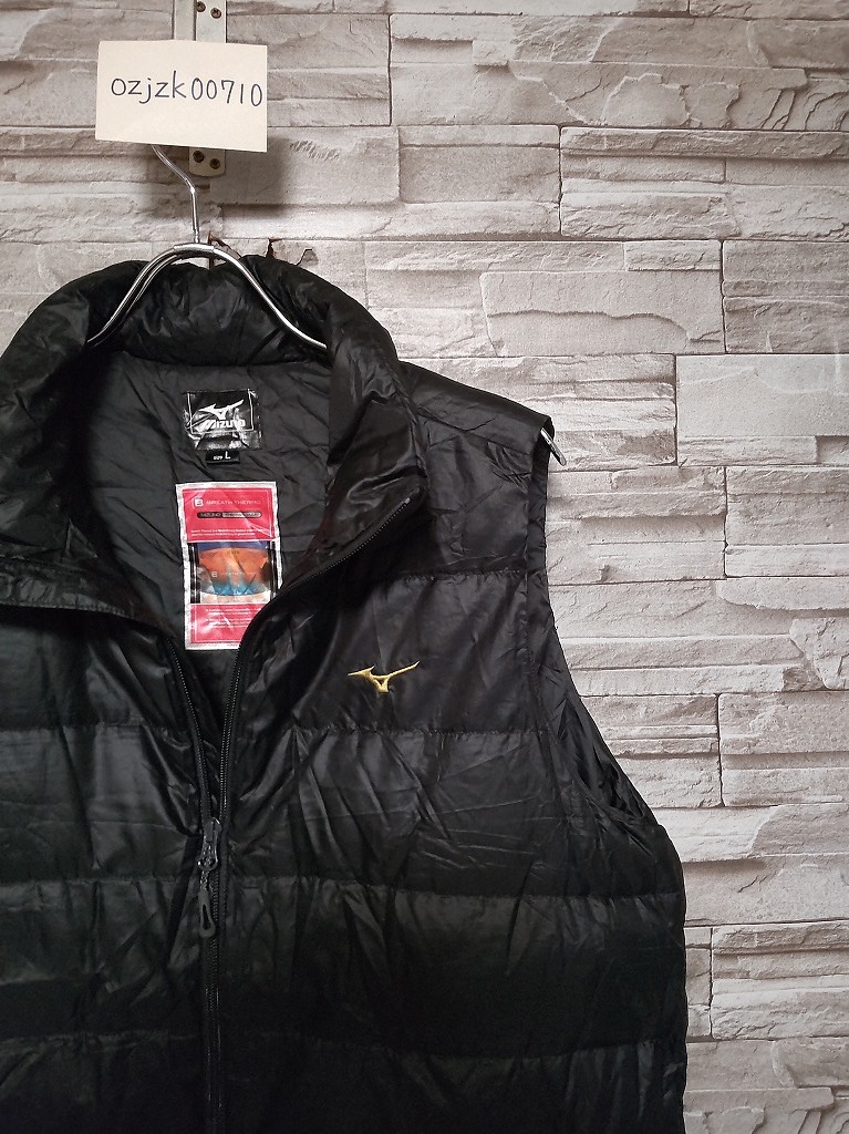 men's D87 MIZUNO ミズノ ブレスサーモ ダウンベスト L ブラック(Lサイズ)｜売買されたオークション情報、yahooの商品 ...