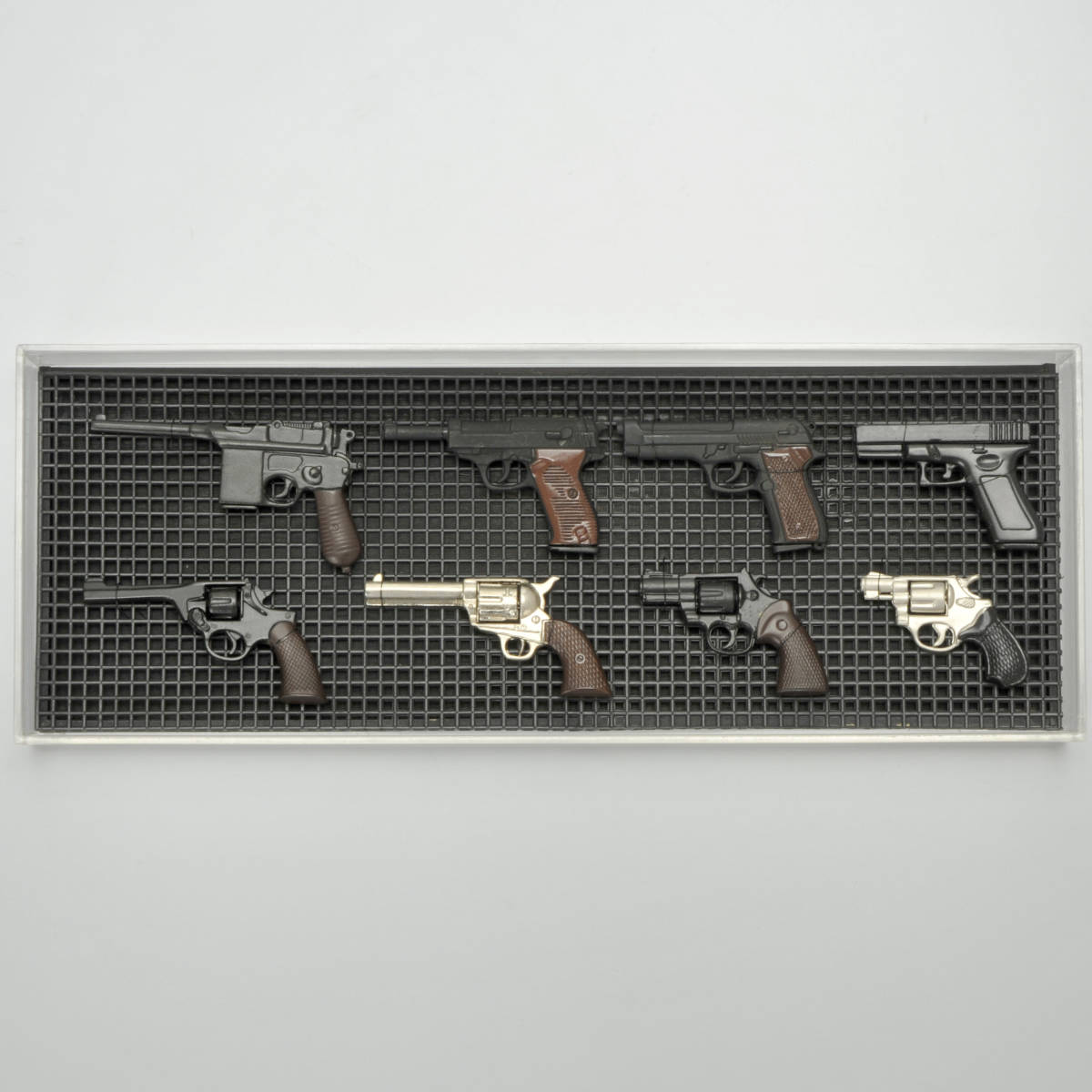 フルタ メタルガンマニア 8種 ディスプレイ仕様 Furuta METAL GUN MANIA 金属製 ミニチュア拳銃 ミリタリー(モデルガン ...