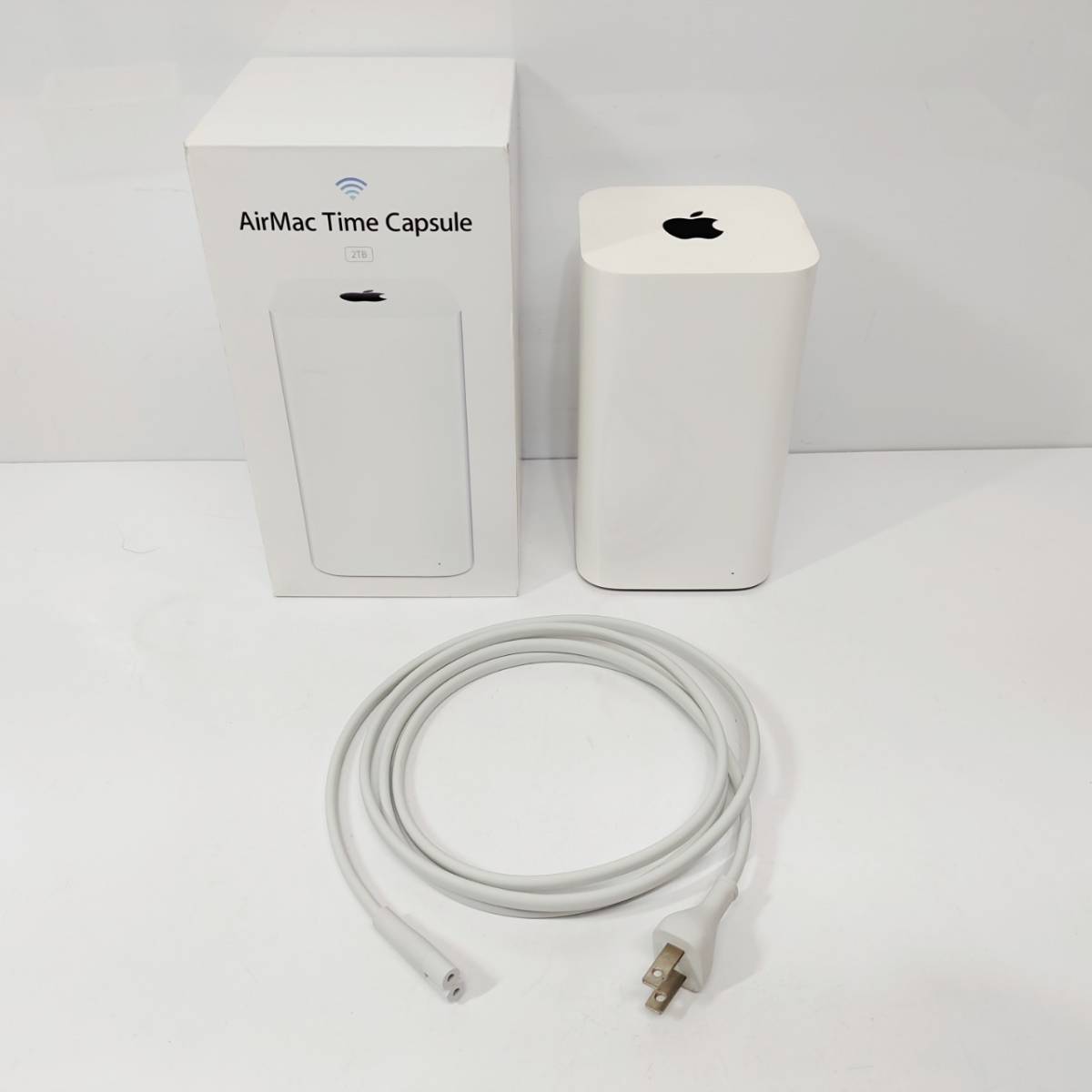 アップル A1470 AirMac Time Capsule Apple ホワイト ME177J/A 802.11ac 2TB タイムカプセル ベースステーション ルーター M380(記憶装置 ...