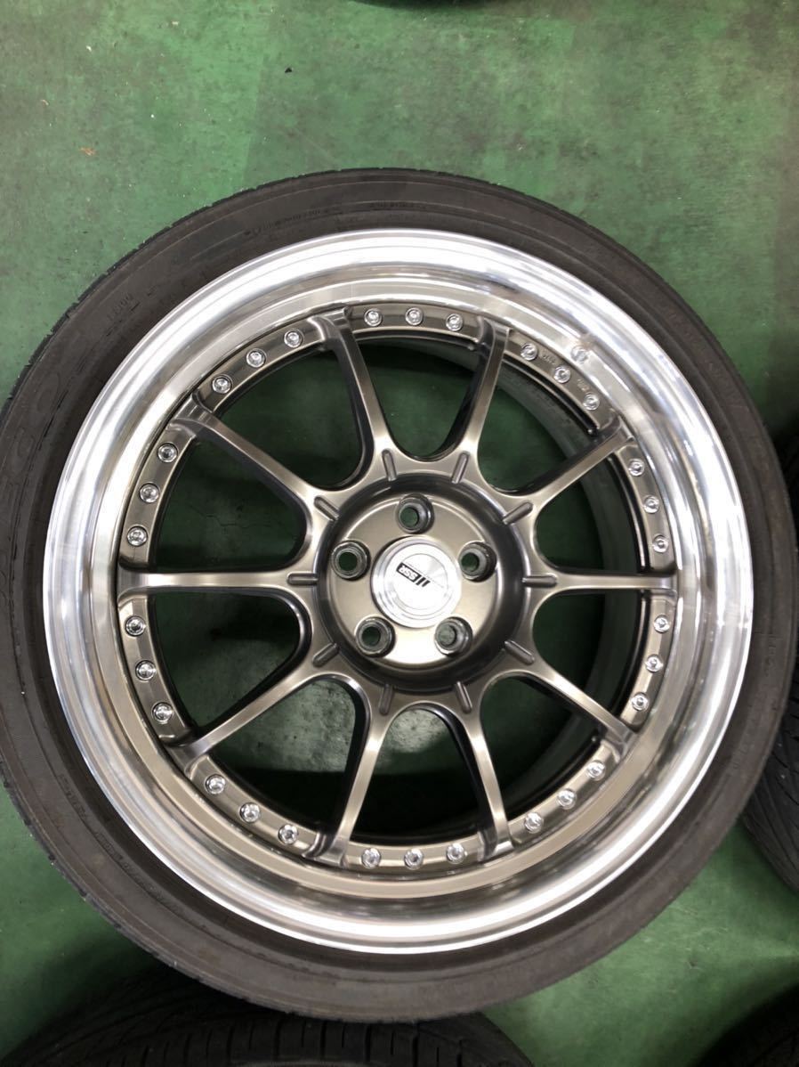 SSR プロフェッサー professor SP5 18インチ 4本セット リム プリウス 5h 100 5穴 100深リム 86 スバル ...