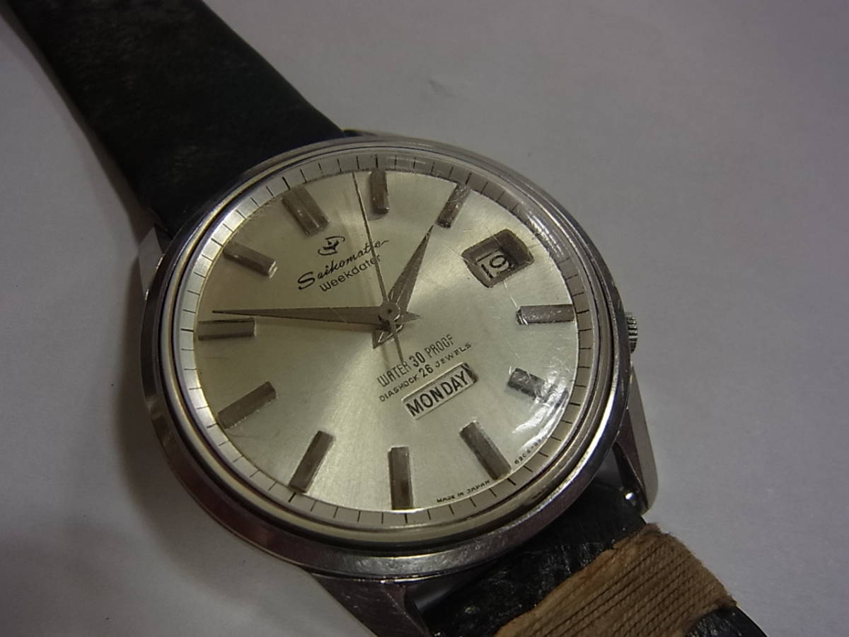 6-22 1円 SEIKO/セイコーマチック SEIKOMATIC Weekdater 26石 6206-8990 3針 デイデイト メンズ 腕時計 セイコー イルカ(セイコー)｜売買された ...