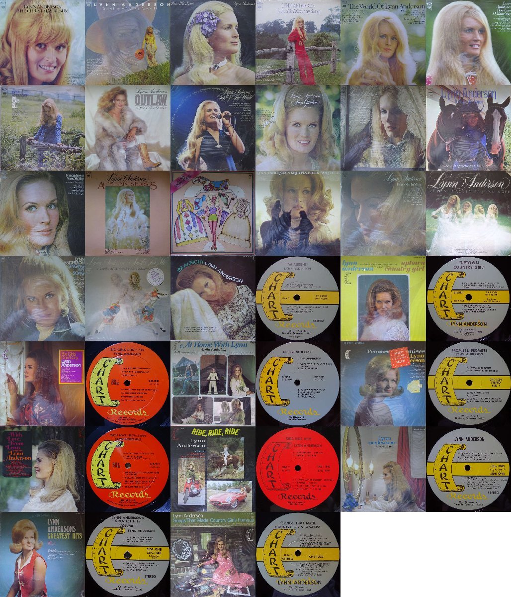 17000887; ALL輸入盤 リン アンダーソン Lynn Anderson 30枚セット / RIDE RIDE RIDE Uptown ...