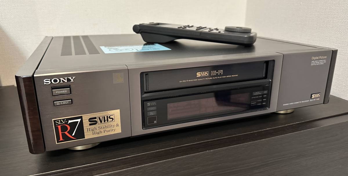 ソニー SONY S-VHS ビデオカセットレコーダー SLV-R7 ジャンク品(S-VHSビデオデッキ)｜売買されたオークション情報 ...