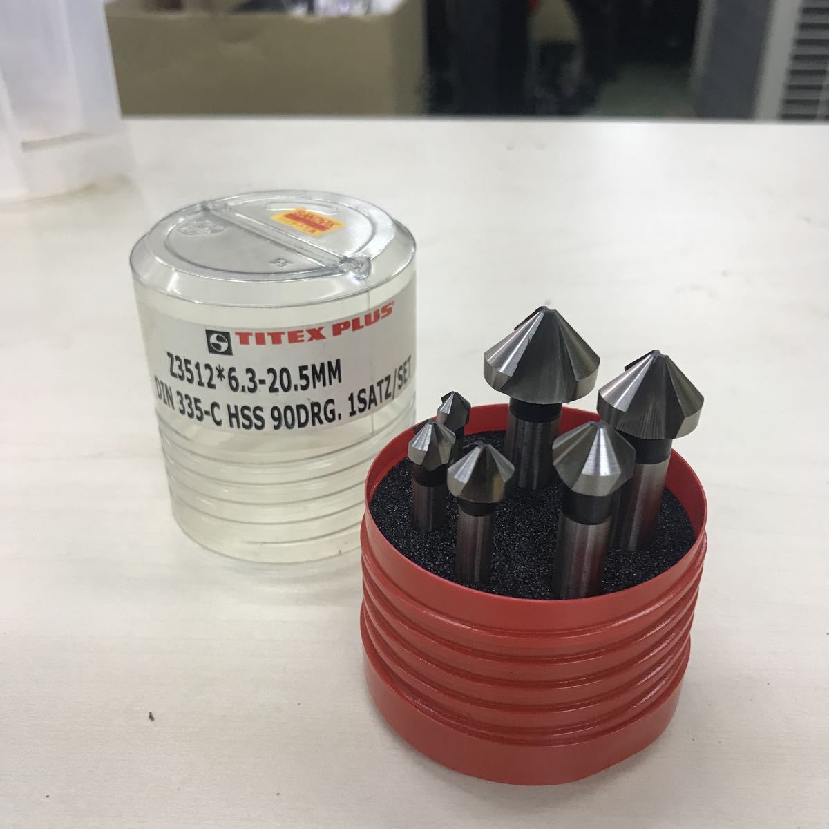 A TITEX PLUS Z3512 6.3-20.5MM DIN 335-C HSS 90DRG 1SATZ/SET SANDVIK ...