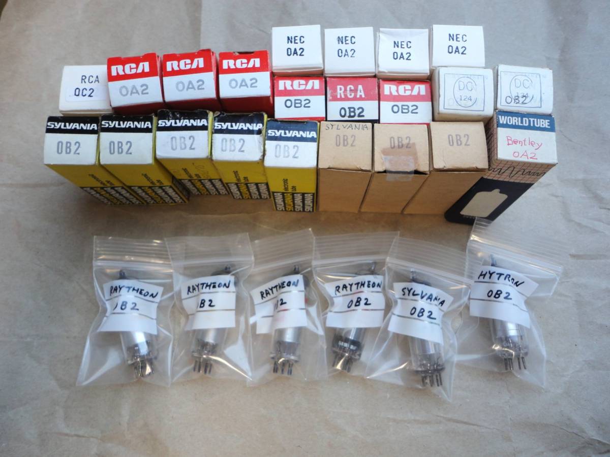 定電圧放電管 0A2 0B2 RCA SYLVANIA Raytheon NECその他 ほとんど 27本+おまけ1本(真空管)｜売買された ...