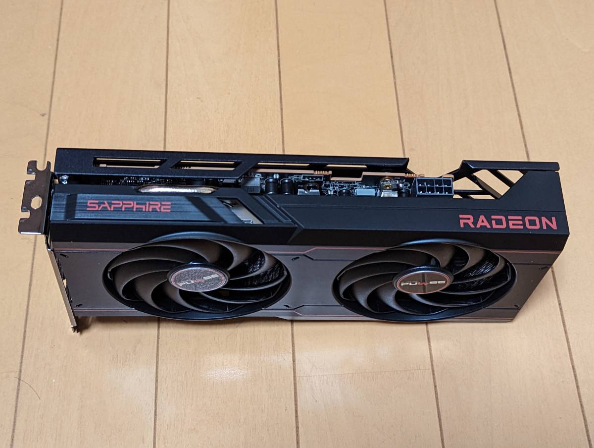 中古動作品 SAPPHIRE PULSE AMD RADEON RX6600XT 8GB グラフィックボード コンピュータ