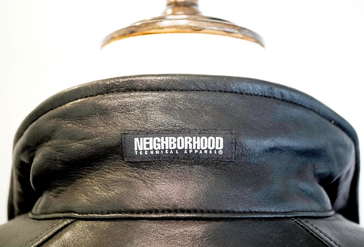 1円 NEIGHBORHOOD ネイバーフッド HiGH&LOW SENSE 161SZNH-JK01S MSK.THUNDERBOLT/SL-JKT サンダーボルト レザー ライダース ...