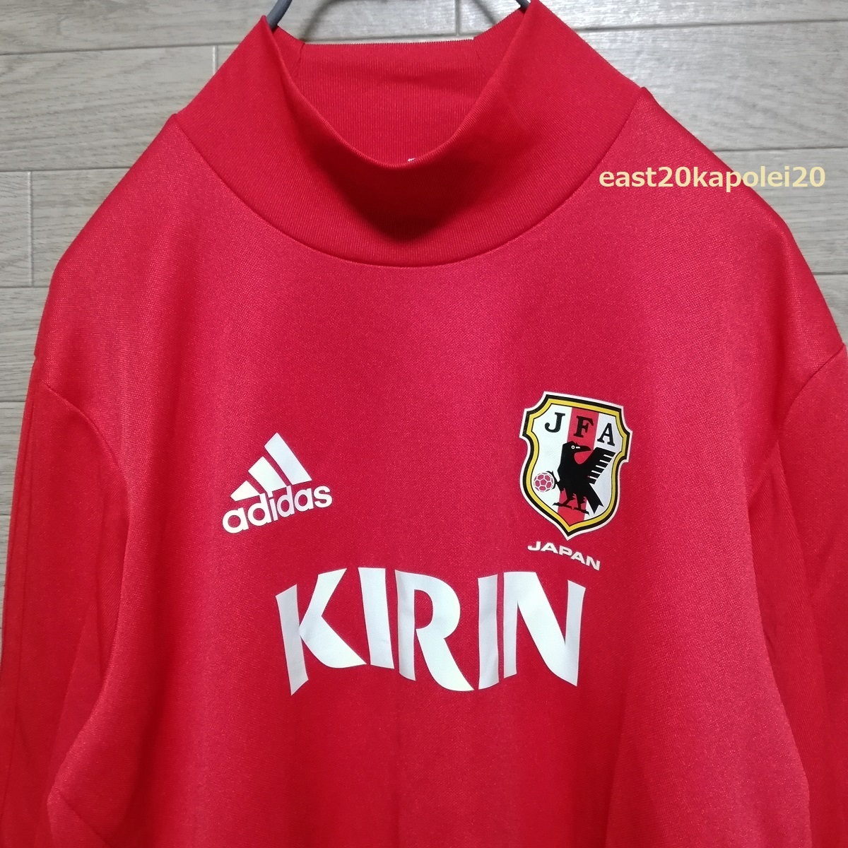 サッカー 日本代表 JAPAN adidas アディダス KIRIN キリン TIRO17 長袖 トレーニング トップ ウェア L サイズ ...