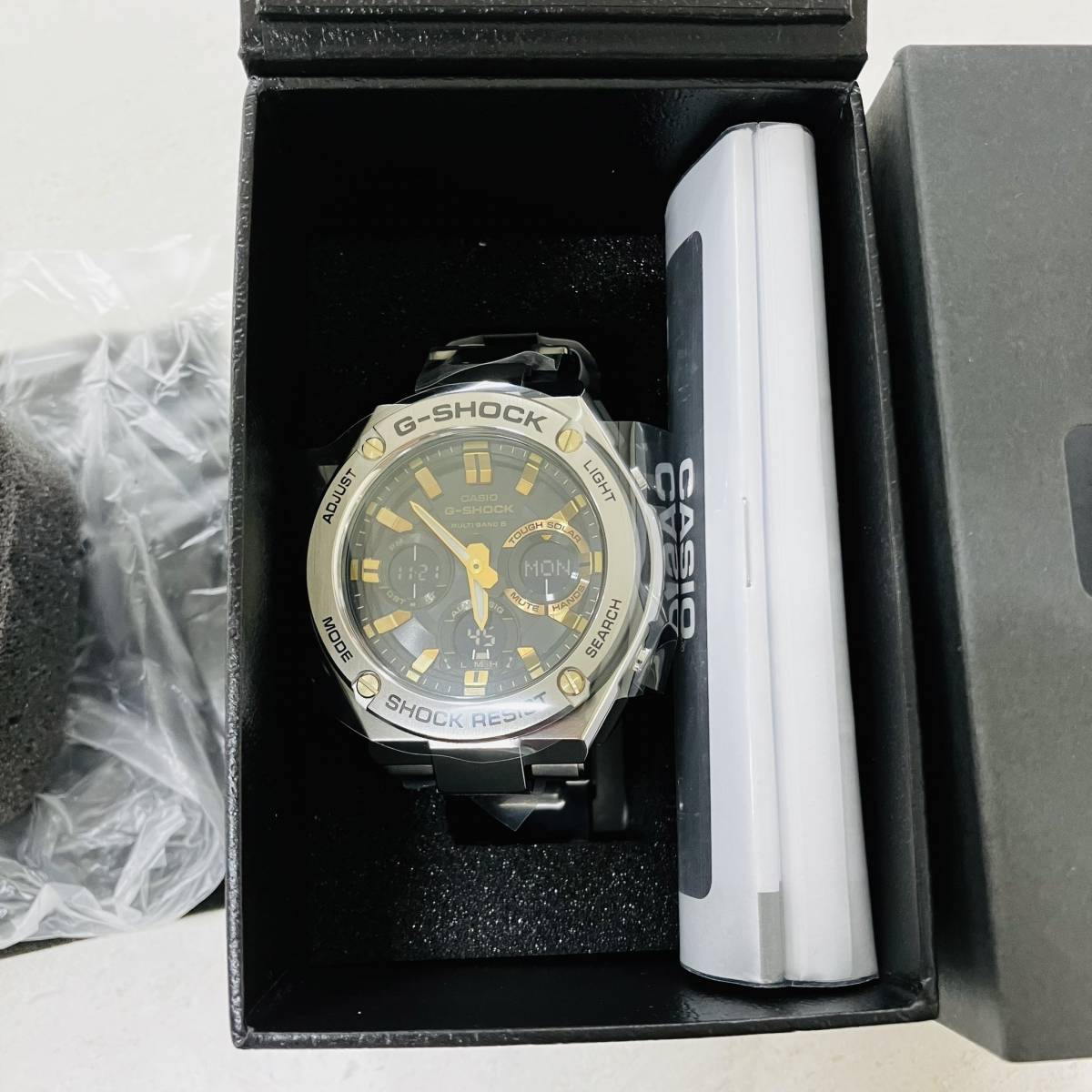 AMTIK‐256 動品 CASIO G‐SHOCK 5444/5524 JA S-1408N カシオ ジーショック 箱付き ソーラー電波時計 ...