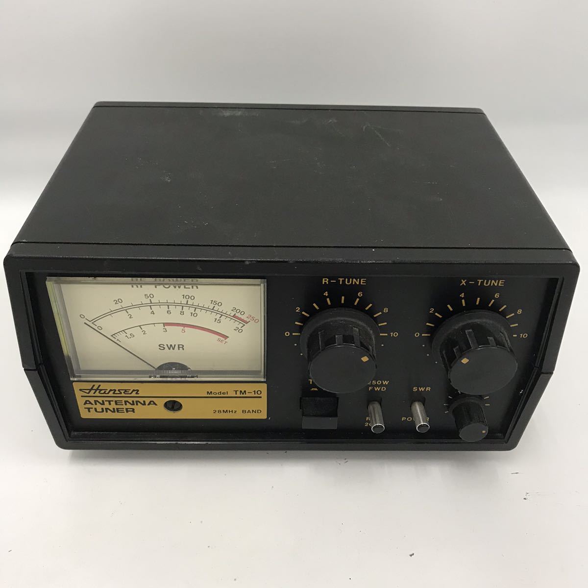 キ-39 Hansen ハンセン TM-10 アンテナチューナー 28MHz BAND アマチュア無線 動作未確認(アクセサリ)｜売買されたオークション情報、yahooの商品情報をアーカイブ ...