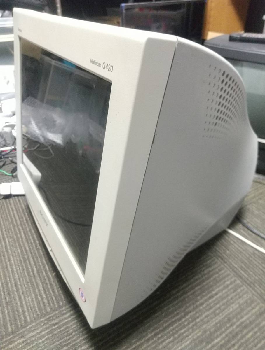 平面ブラウン管搭載19型トリニトロンマルチスキャンディスプレイ CPD-G420 SONY(ブラウン管)｜売買されたオークション情報 ...