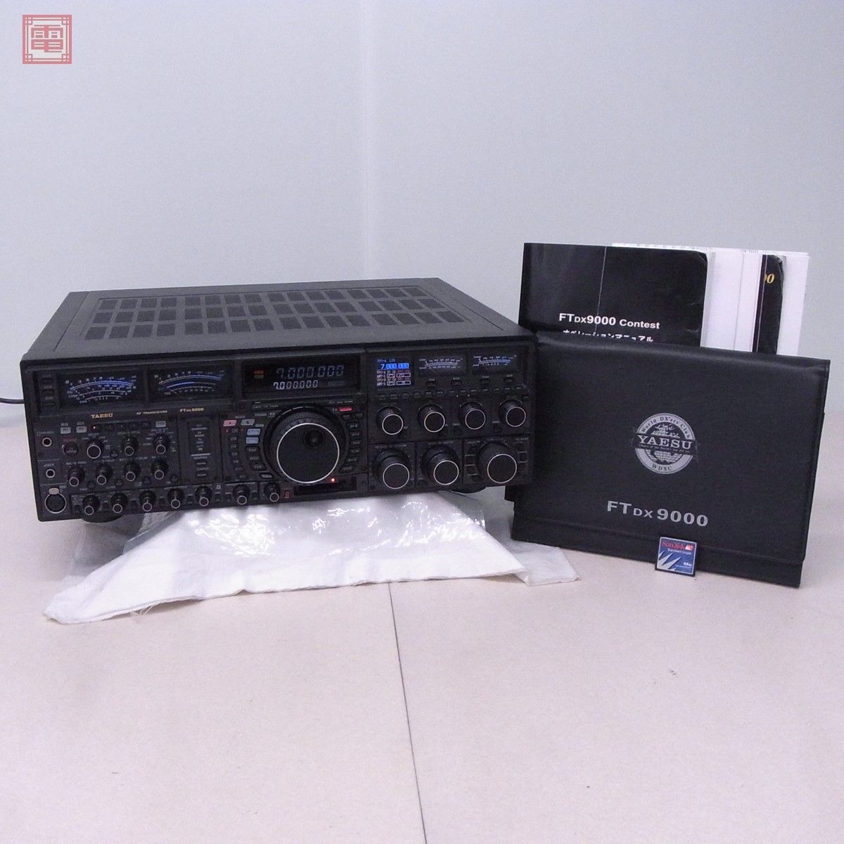 ヤエス 八重洲 FTDX9000 Contest HF帯/50MHz 200W 取説 元箱 内蔵オプション付 FTDX-9000 コンテスト ...