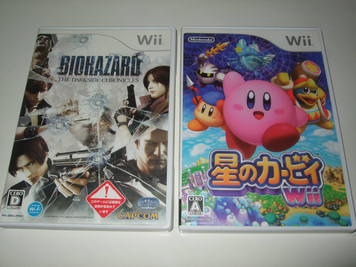 星のカービィ Wii Kirby's Return to Dream Land + バイオハザード ダークサイドクロニクルズ ...